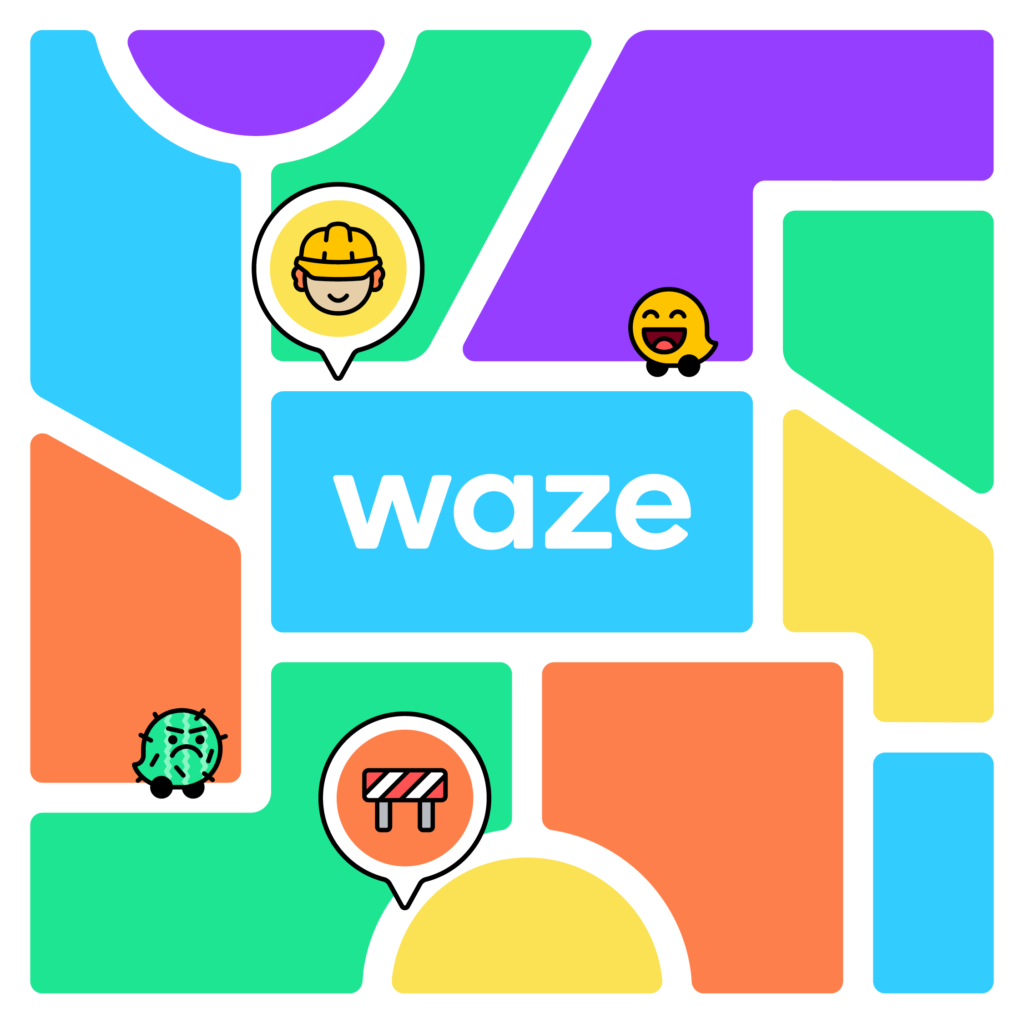 Waze将迎来UI界面大更新! 用户可以在地图用表情了! - TechNave 中文版