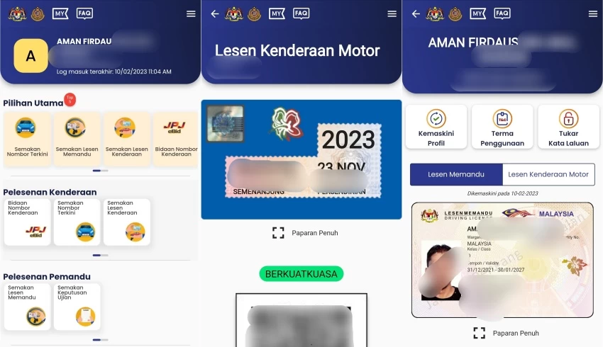 可以撕下路税贴纸！JPJ正式推出电子路税和电子驾照：出门不用再带驾照，也不用贴路税贴纸 - TechNave 中文版