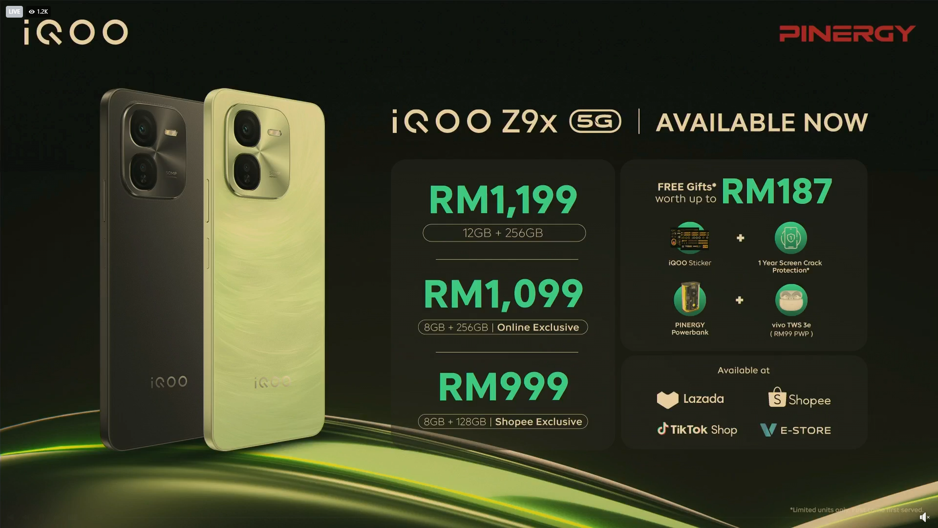 iQOO Z9系列大马发布:最高SD 7 Gen 3+50MP主摄、6000mAh电池+ iQOO Z9系列大马发布:最高SD 7 Gen 3+50MP主摄、6000mAh电池+